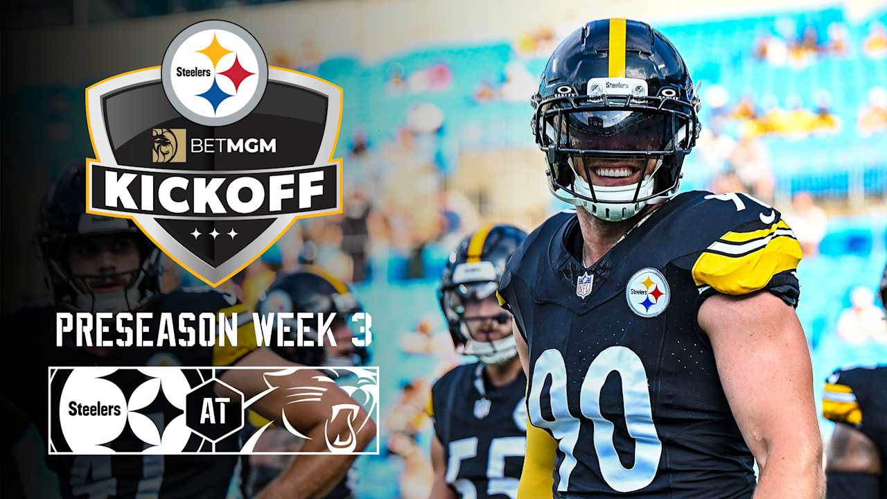 WATCH: Steelers Kickoff - Preseason Week 3 at Panthers