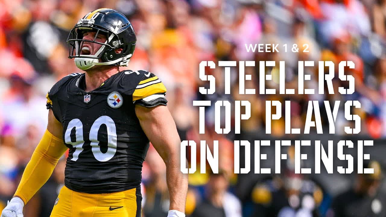 WATCH: Steelers best defensive plays through Week 2 (via NFL33)