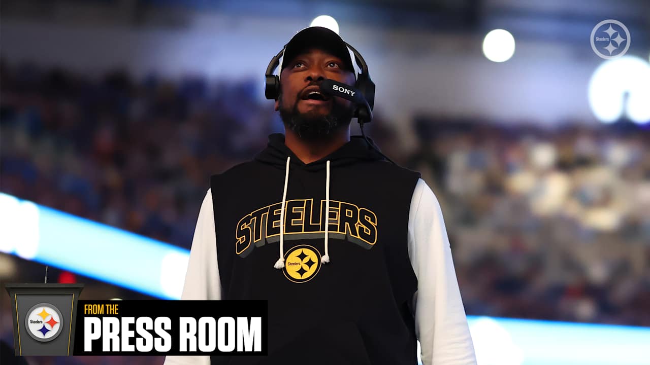 From the Press Room: Steelers at Lions