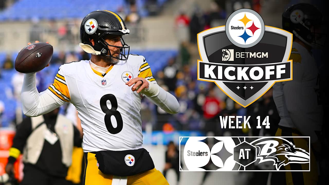 WATCH: Steelers Kickoff - Week 14 at Ravens