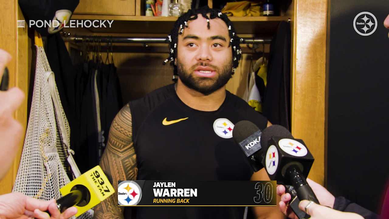 WATCH: Jaylen Warren Media Availability (Oct. 24)