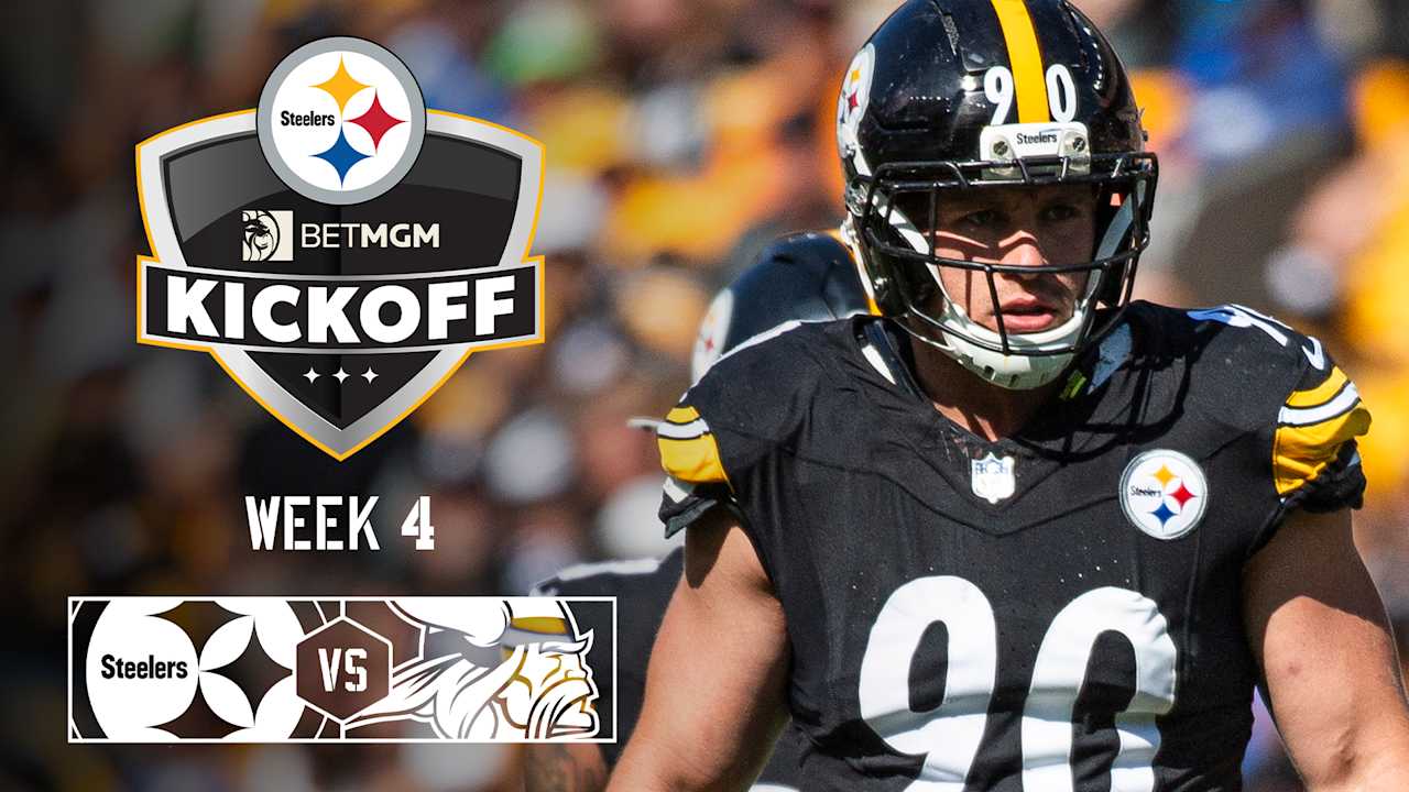 WATCH: Steelers Kickoff - Week 4 vs Vikings