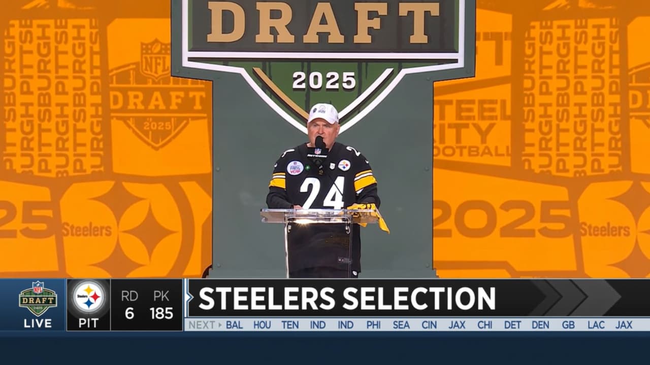 WATCH: Howard announced as 185th overall pick in 2025 NFL Draft