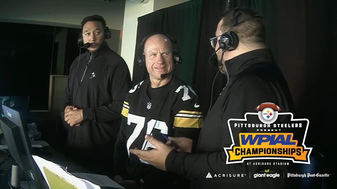 WATCH: Chris Hoke joins WPIAL Championships at Acrisure Stadium broadcast