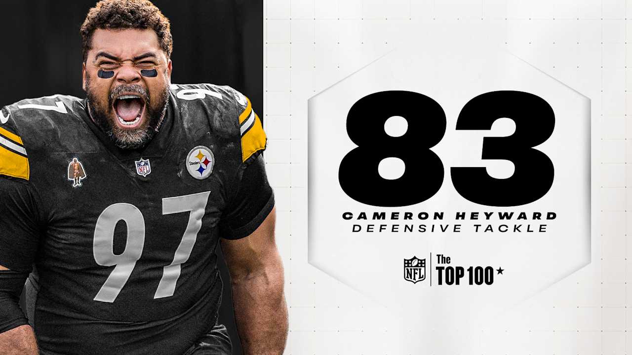 Heyward ranked No. 83 on the NFL Top 100 List