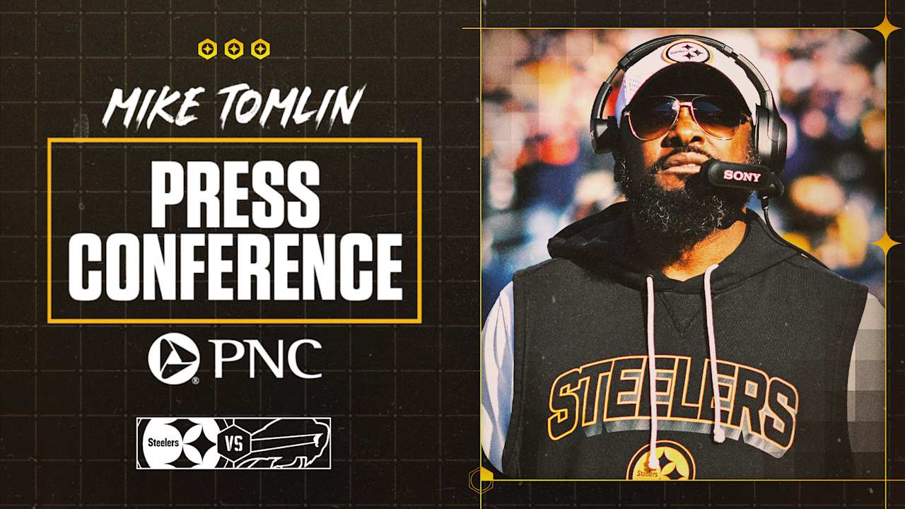 WATCH: Tomlin previews the Bills, gives thoughts on the Bears game