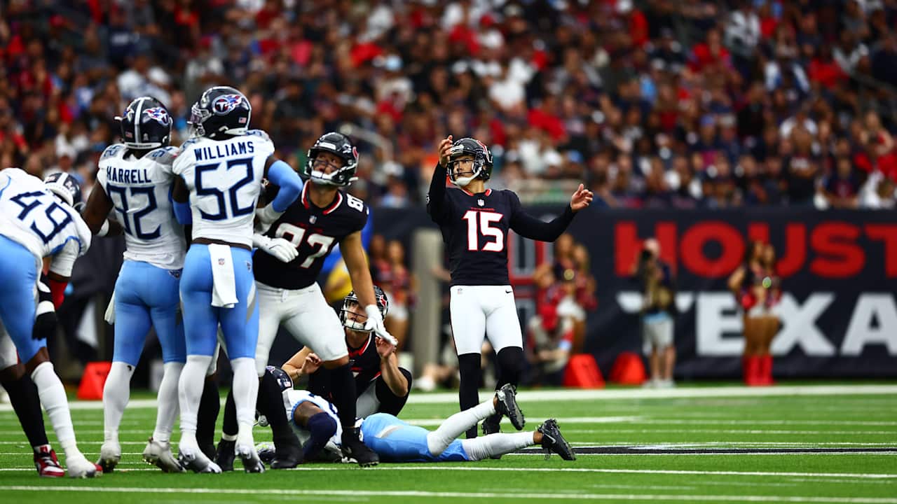 Ka'imi Fairbairn sets NFL single-season record for 50+ yard field goals ...