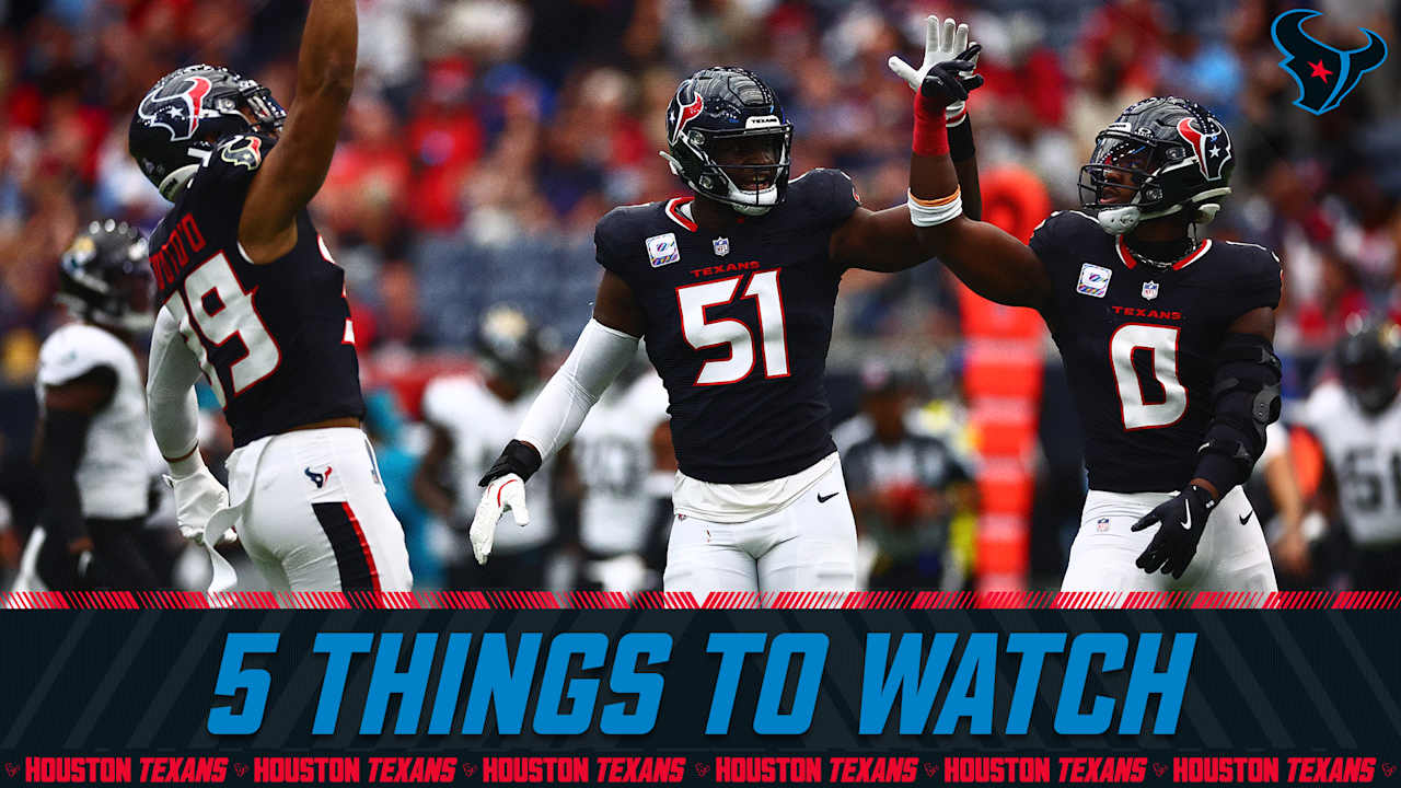 Here are five things to watch when the Texans face the Bills at NRG ...