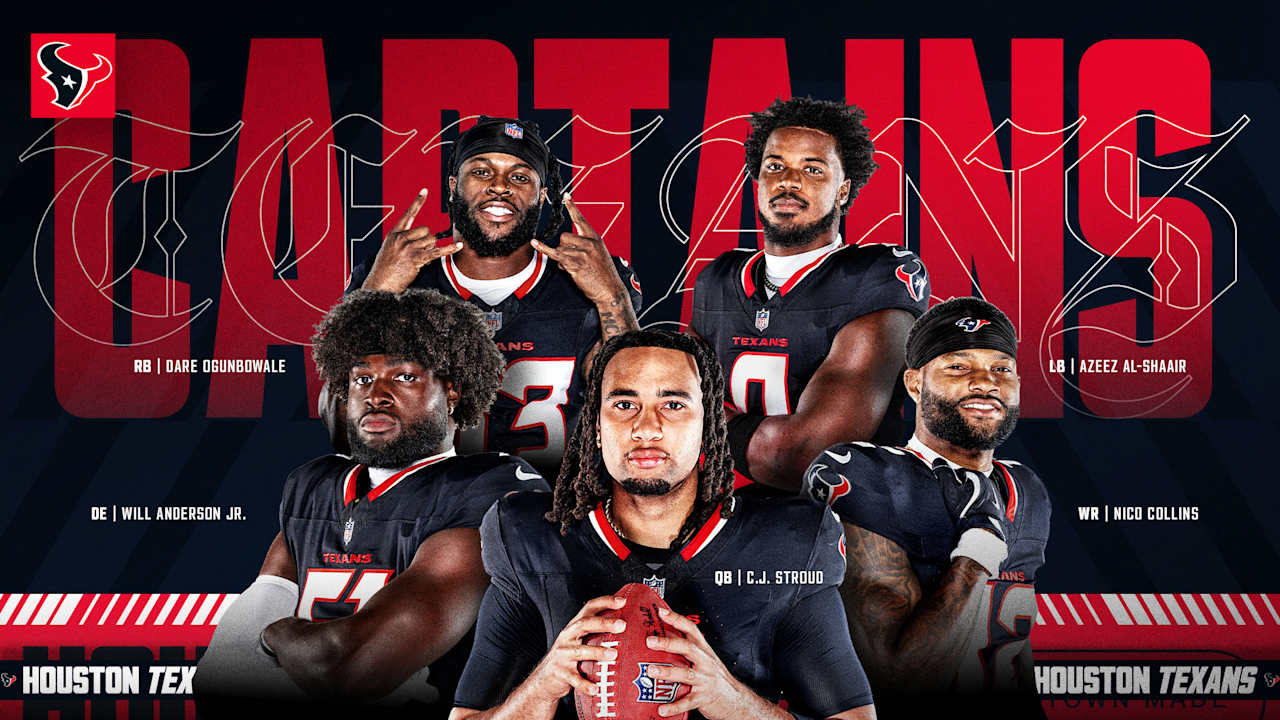 Texans announce captains for 2025 season