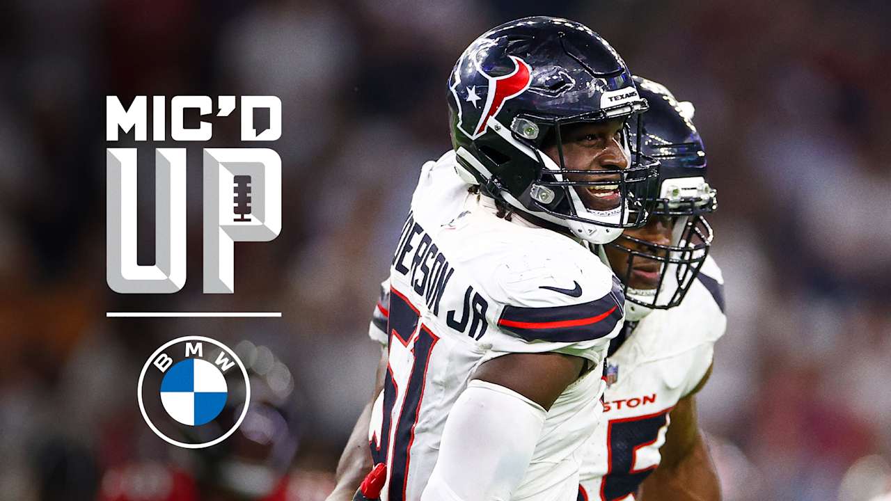 Will Anderson Jr. Mic'd Up vs. Buccaneers | Texans Sack, Punt Block and ...