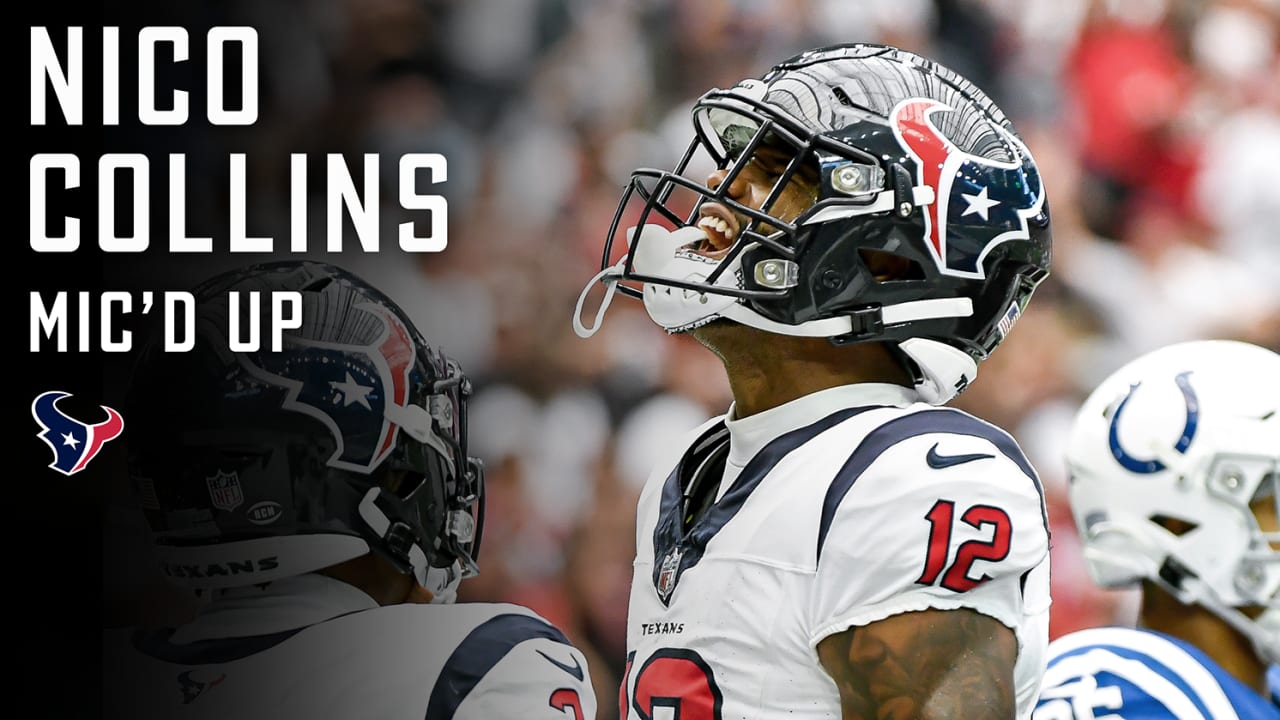 Texans Week 1 Mic'd Up: Nico Collins' funniest moments vs. Indianapolis ...