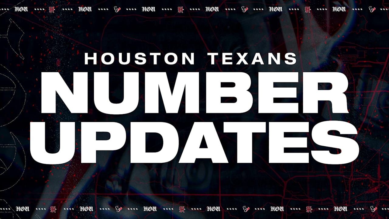 New Numbers, Same Mission: Texans Reveal Updated Jersey Numbers