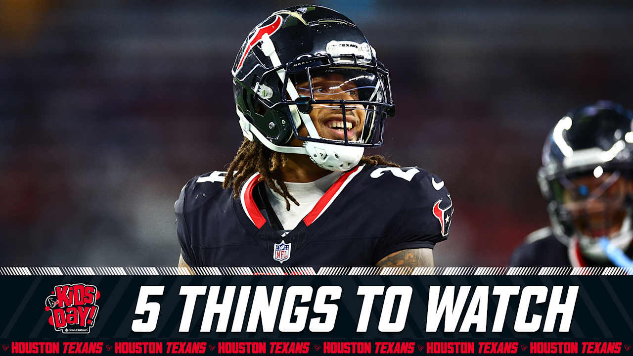 Here are five things to watch when the Houston Texans host the Miami ...