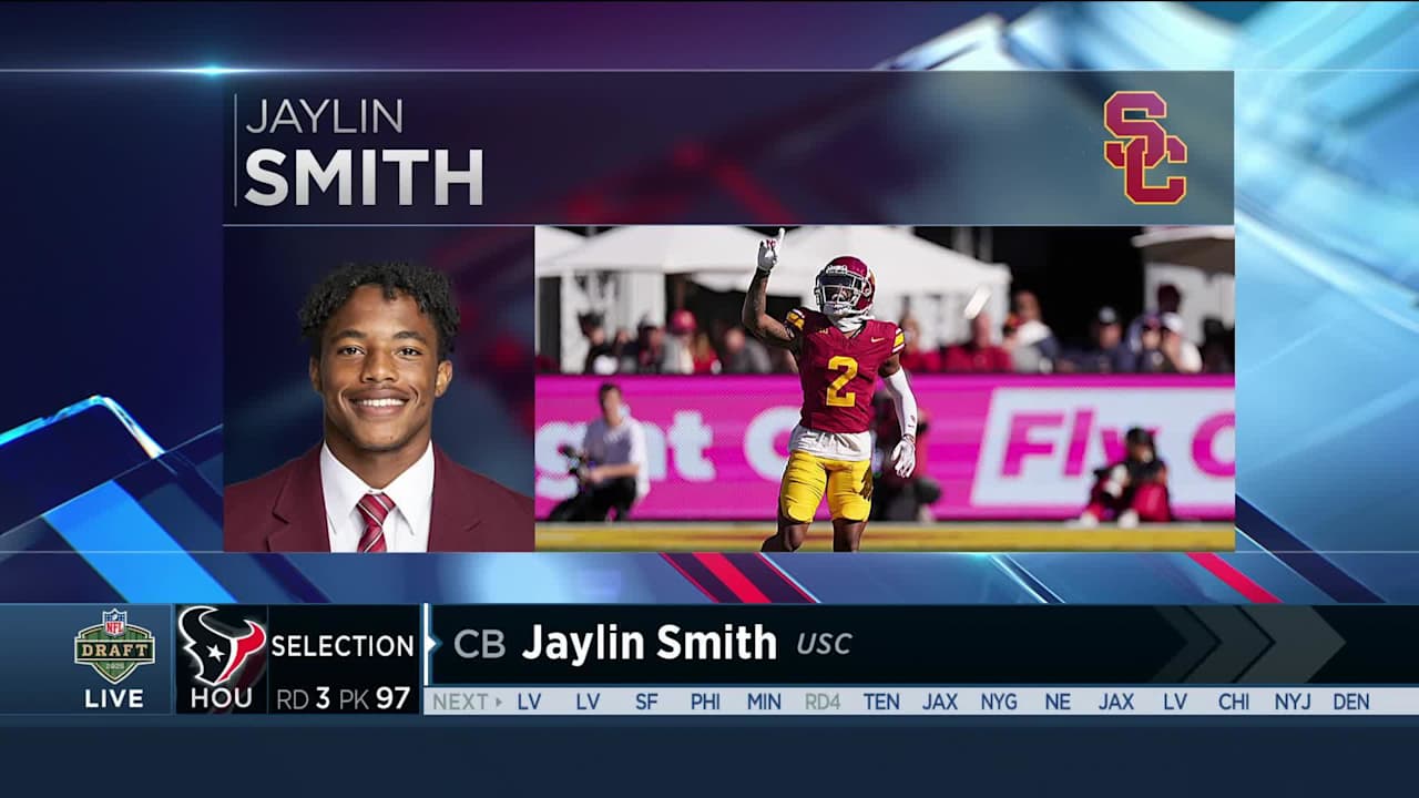 Texans select Jaylin Smith with No. 97 pick in 2025 draft