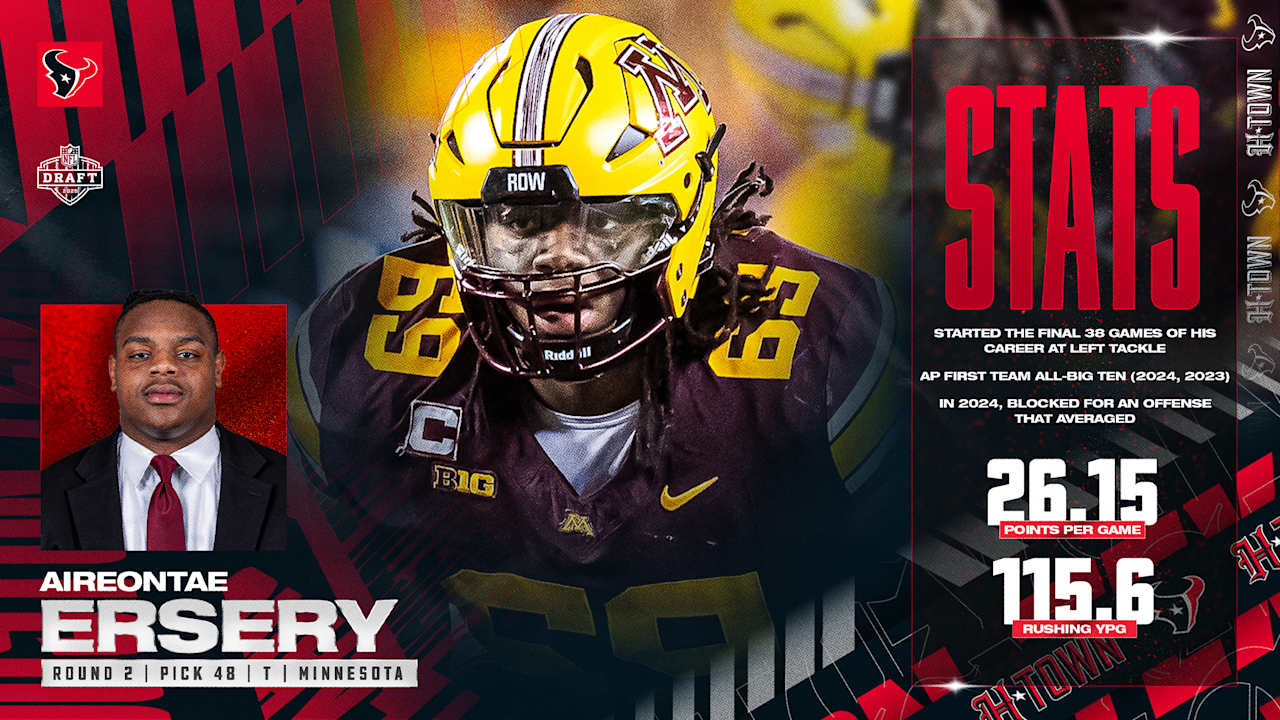 Five Reasons to Enjoy Texans OL Aireontae Ersery Pick