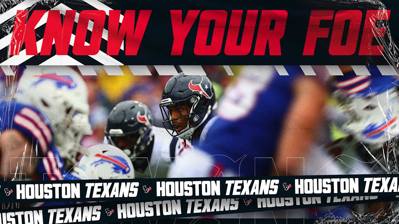 The Houston Texans host the Buffalo Bills in Week 5, and Team Analyst ...