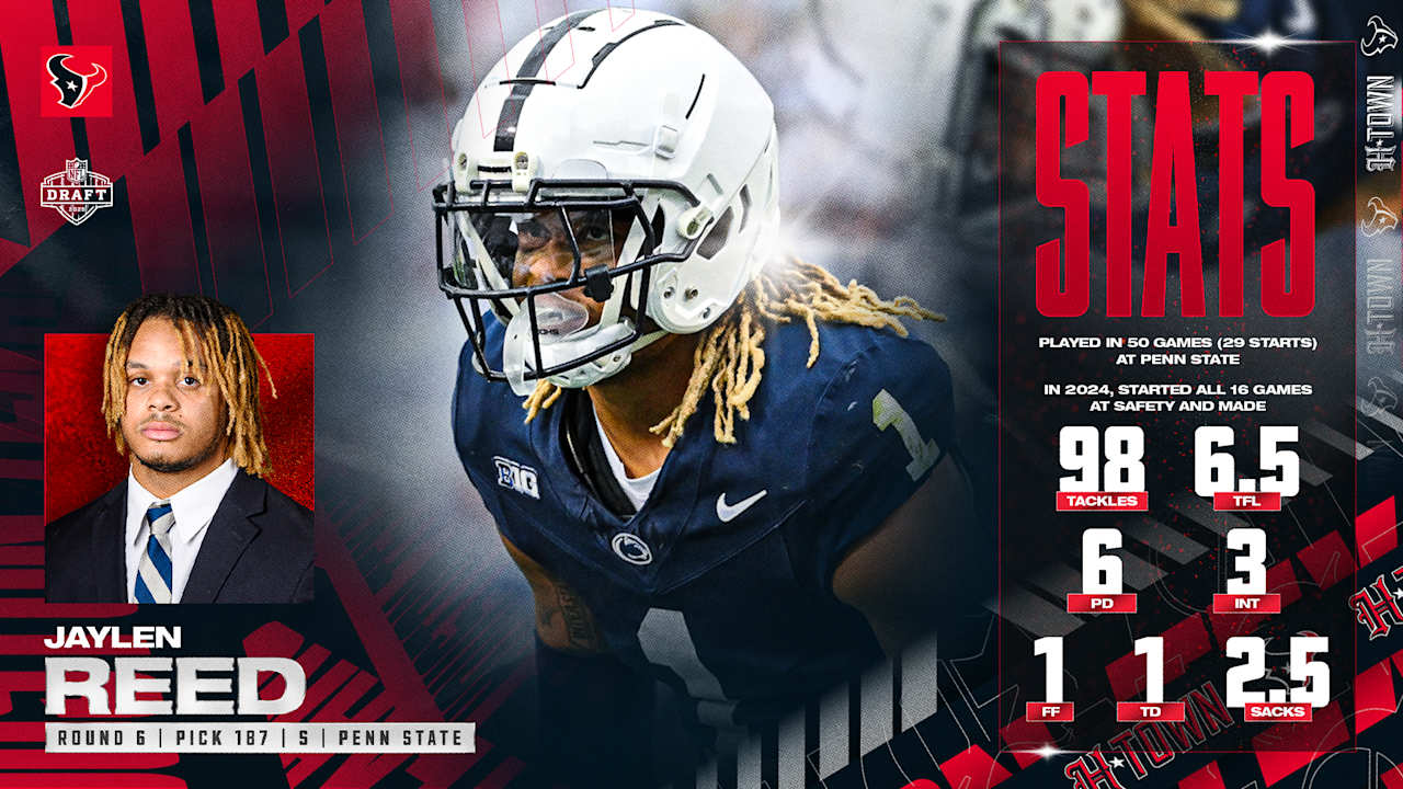 Five Key Stats about Latest Texans Pick S Jaylen Reed