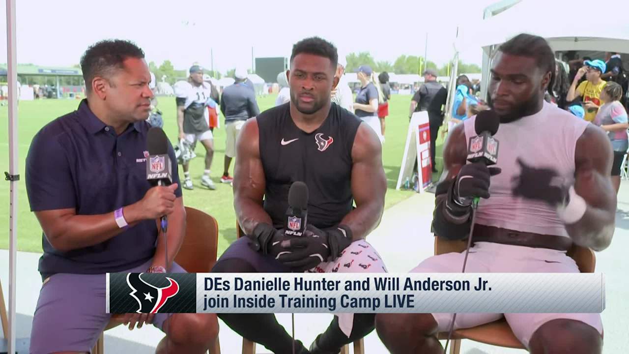 Danielle Hunter, Will Anderson Jr. on Texans improving in 2025 'Inside ...