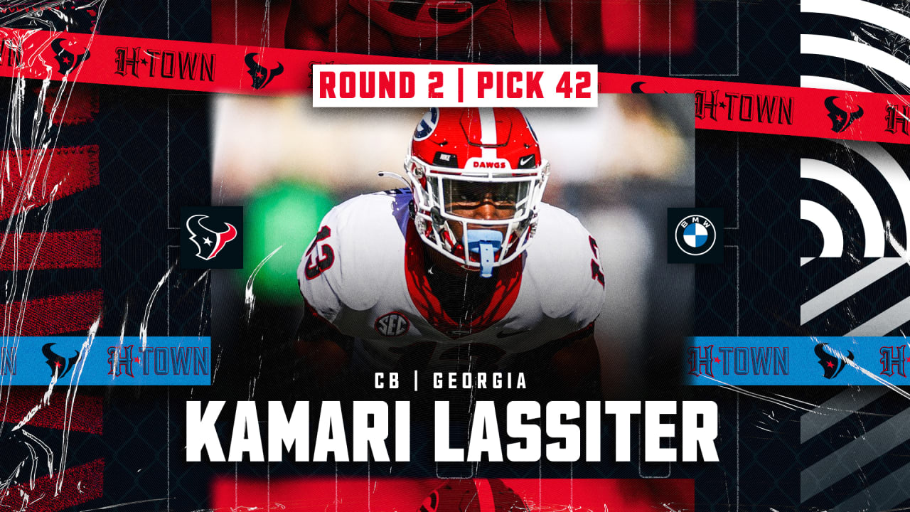 The Houston Texans selected Georgia cornerback Kamari Lassiter in the ...