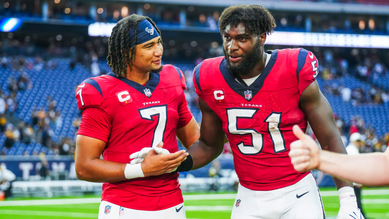 The Houston Texans rookie dynamic duo of quarterback C.J. Stroud and defensive end Will Anderson ...