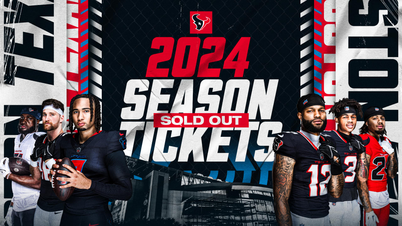 Houston Texans announce 2024 Season Tickets sold out