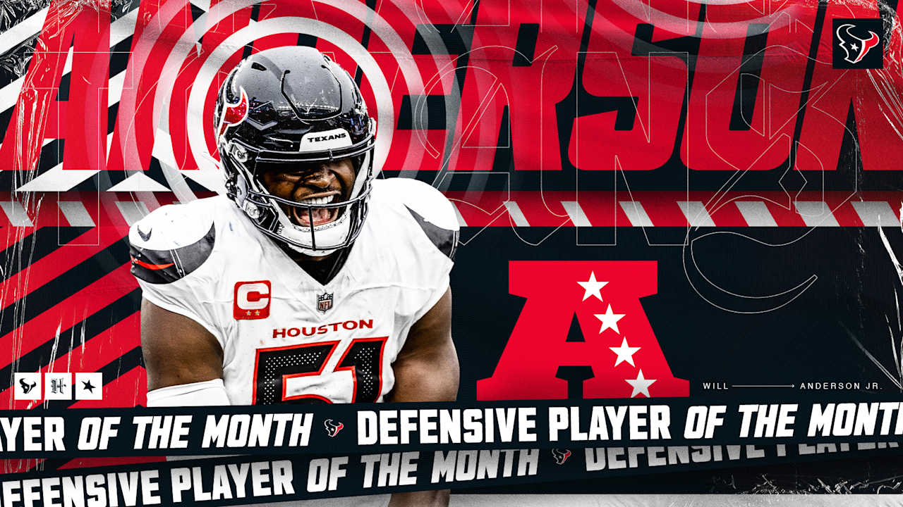 Houston Texans Will Anderson Jr. Named AFC Defensive Player of the Month