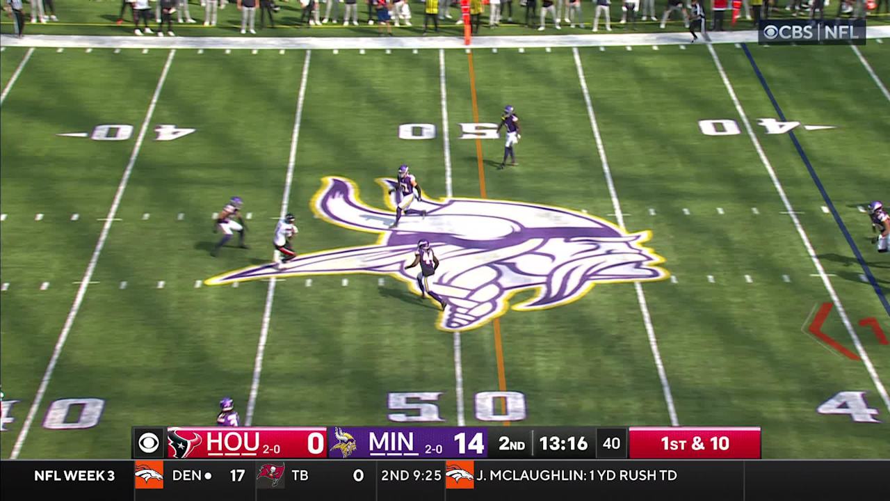 Stefon Diggs uses a baseball slide to snag Stroud's 19-yard laser over ...