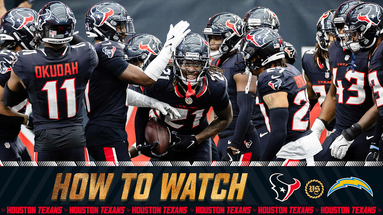 How to watch, listen, and stream Houston Texans vs Los Angeles Chargers ...