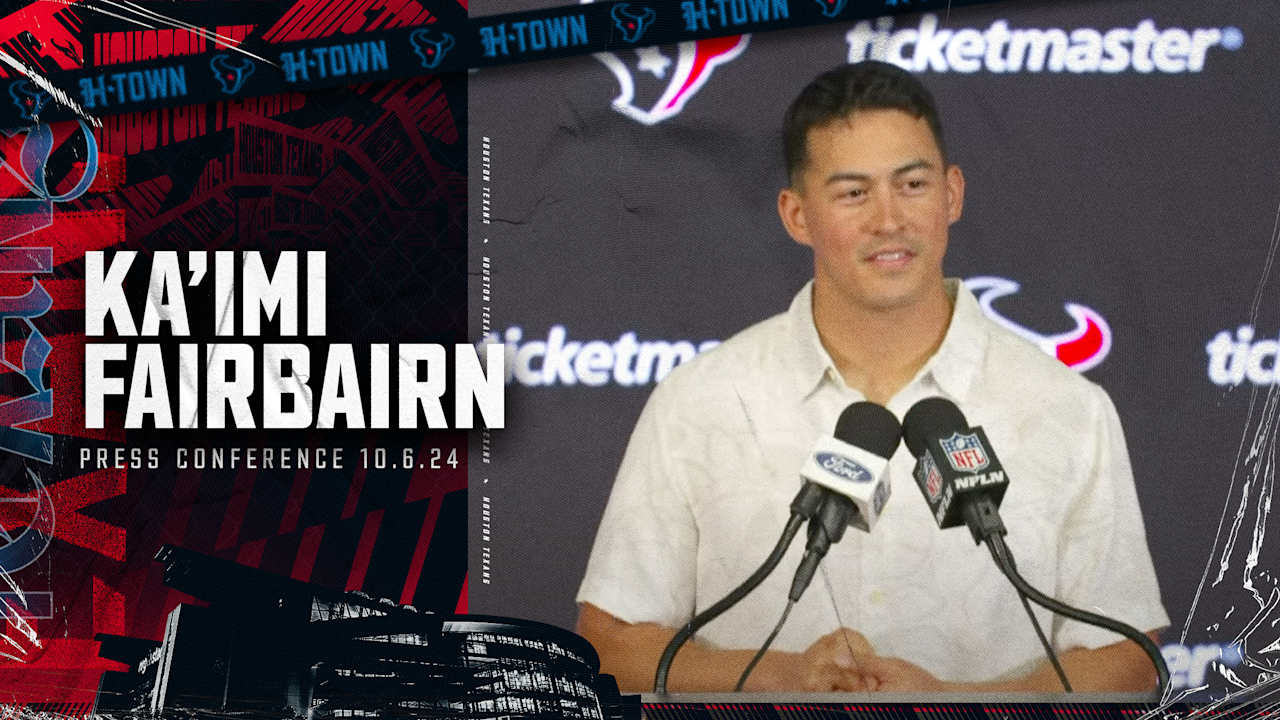 Ka'imi Fairbairn speaks to media following Week 5