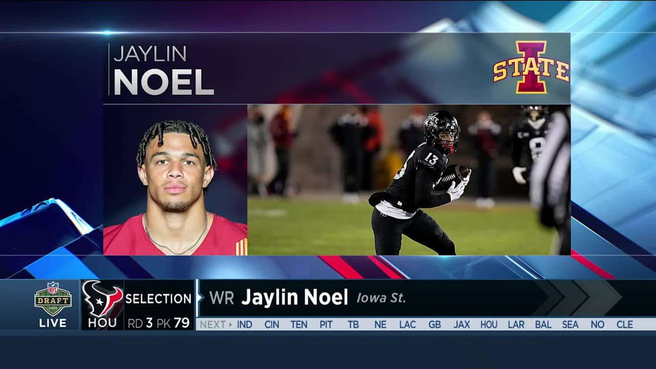 Texans select Jaylin Noel with No. 79 pick in 2025 draft