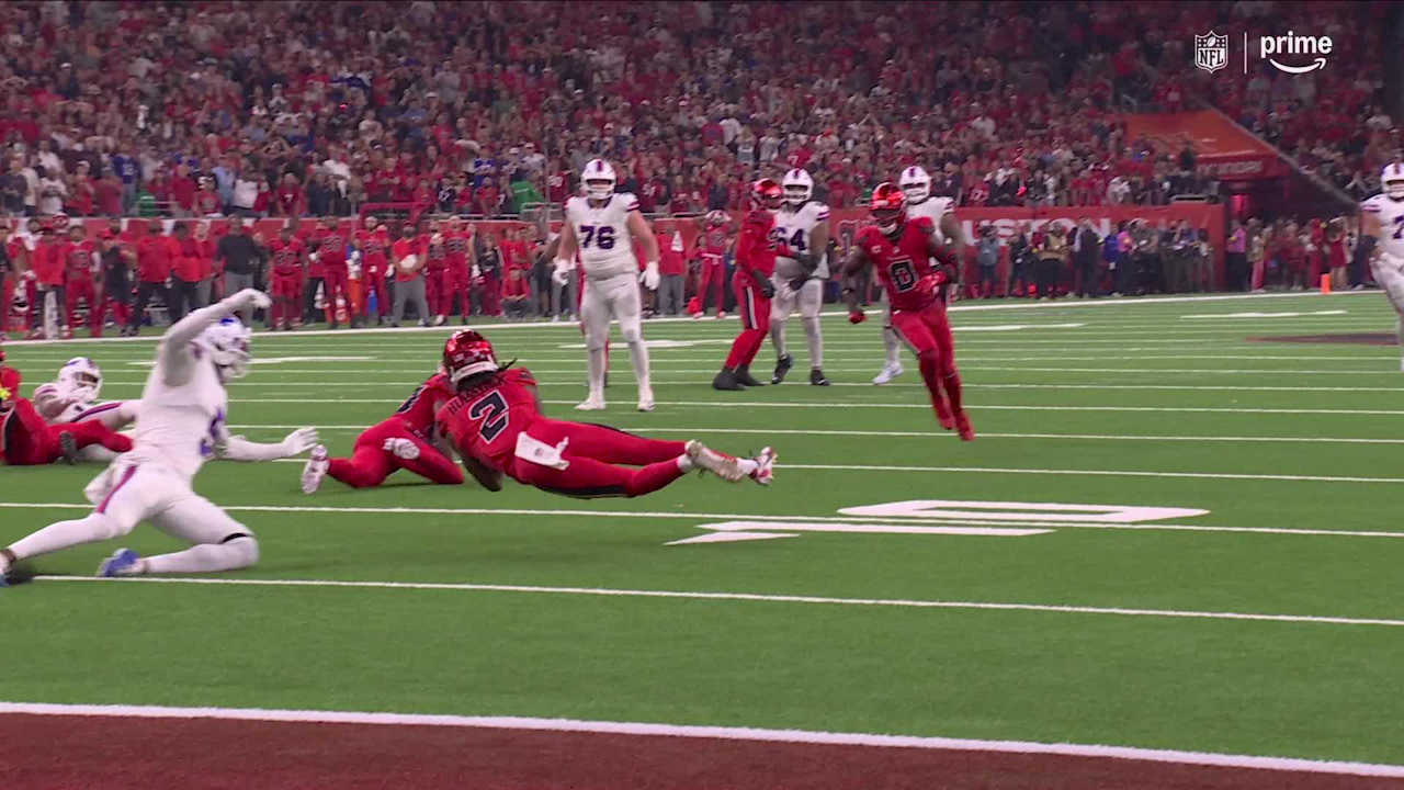 Calen Bullock is a turnover machine! Safety ices Bills with second INT ...