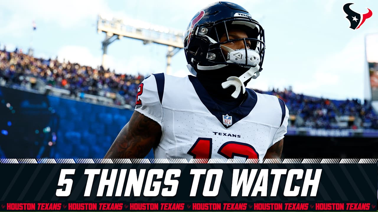 Here are five things to watch when the Houston Texans play the Dallas ...