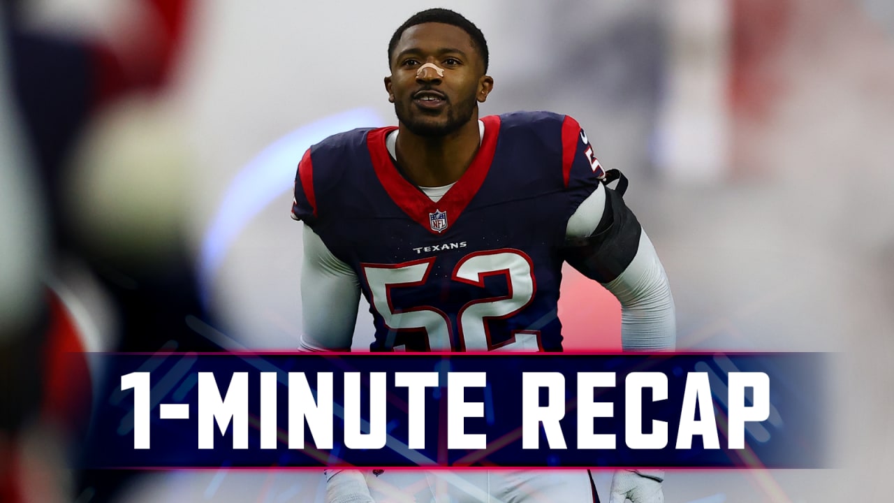 Houston Texans defensive end Jonathan Greenard was back at work for ...