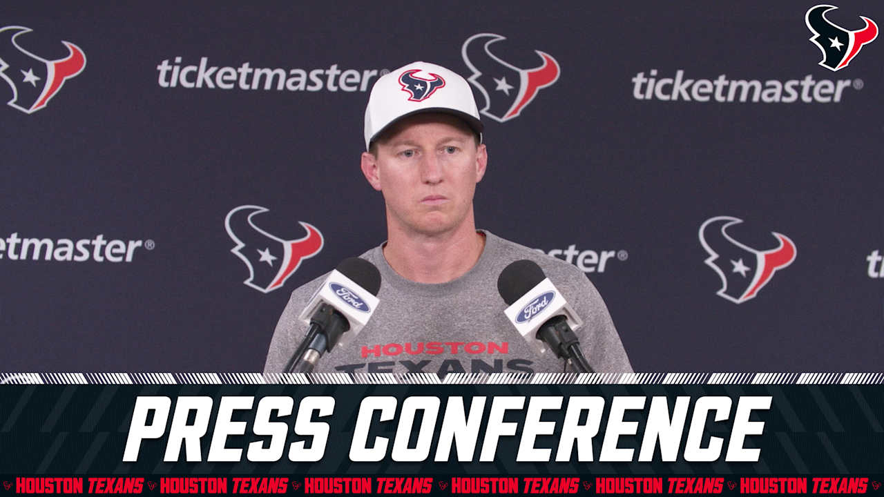 Bobby Slowik addressed the media on October 24, 2024