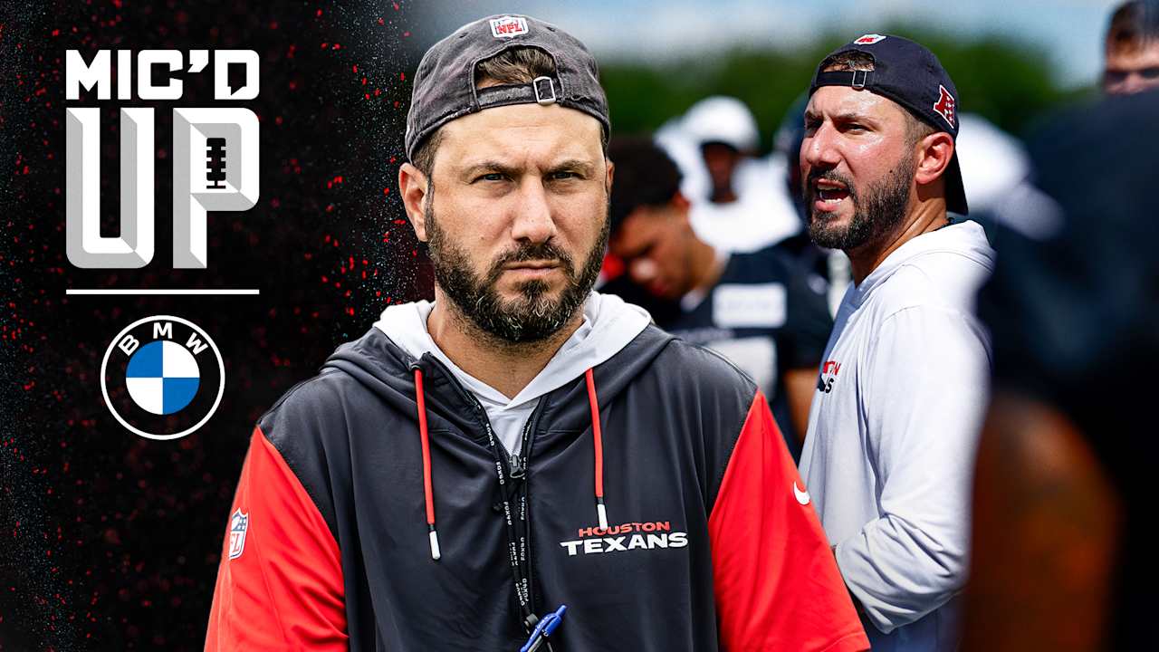Mic'd Up: You Won't Believe How HYPED Texans OC Nick Caley Gets Mic'd Up