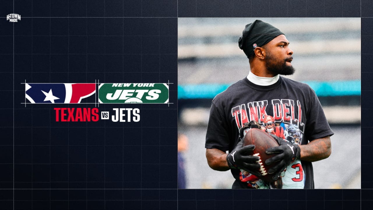 Texans honor Dell with t-shirts in pregame warm-ups | Texans at Jets