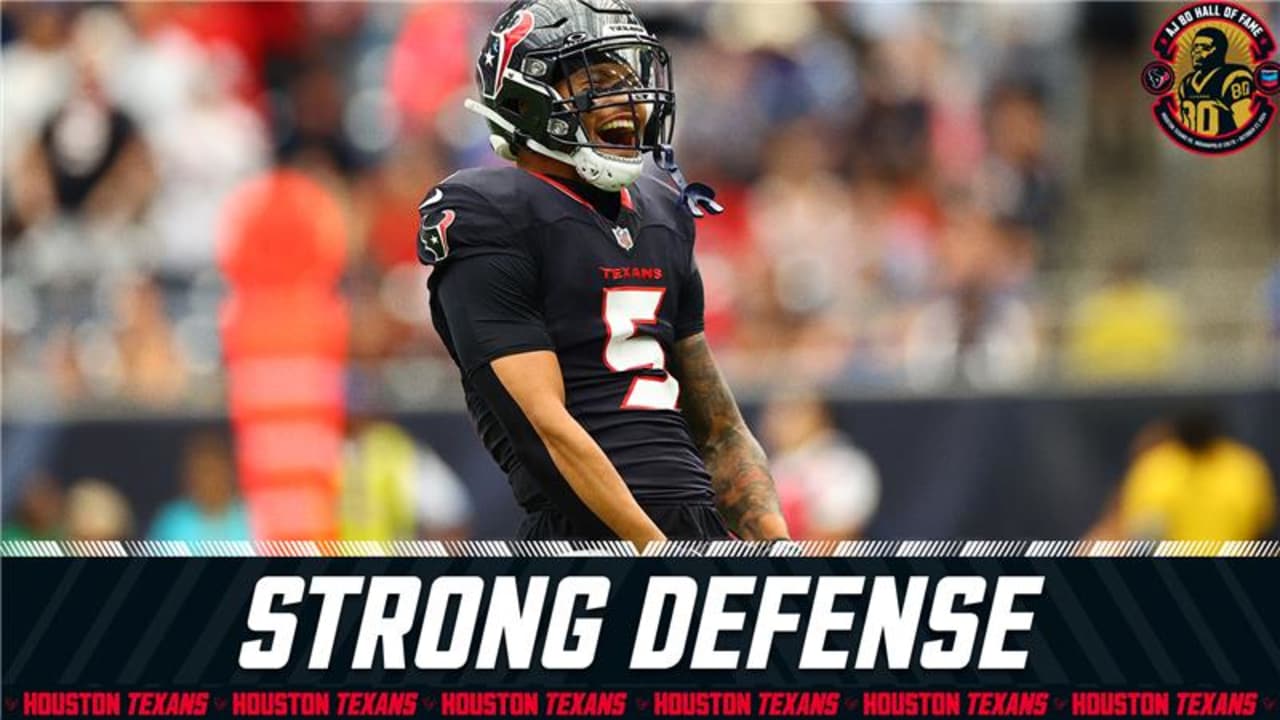 The Houston Texans defense was exceptional against the pass in Sunday's ...