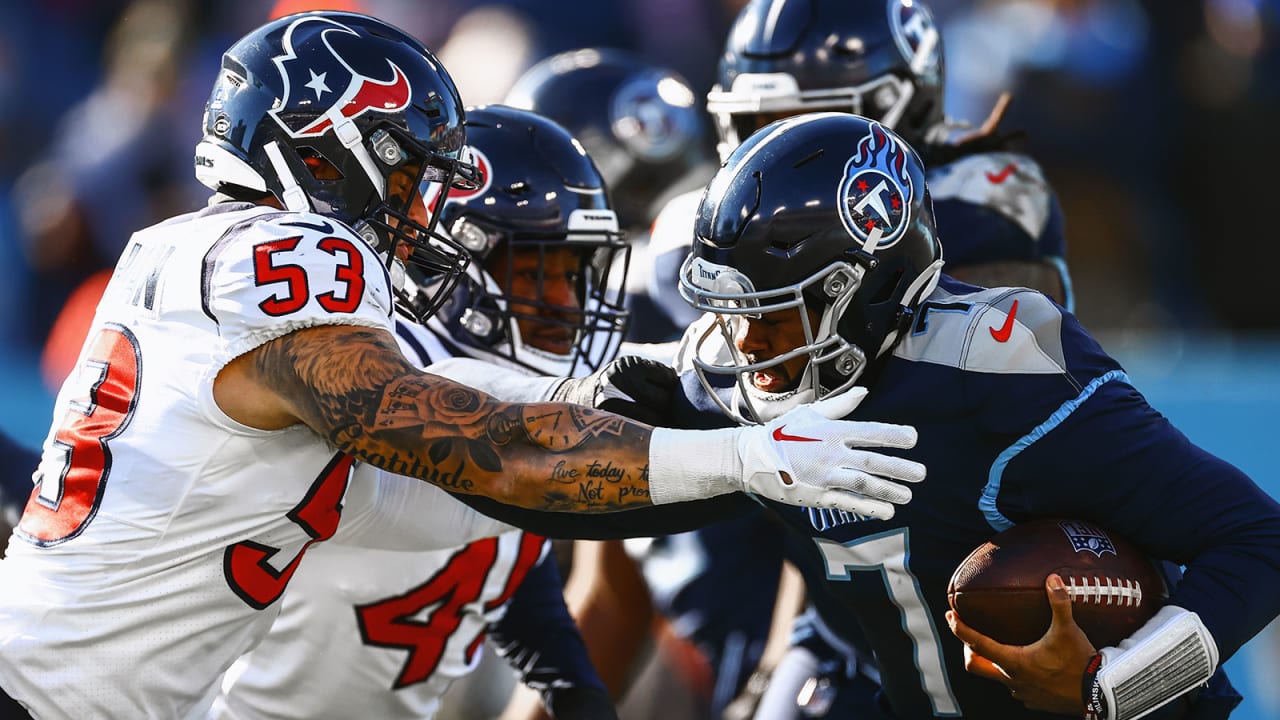 Los Texans van a Tennessee por un gran batalla contra los Titans.