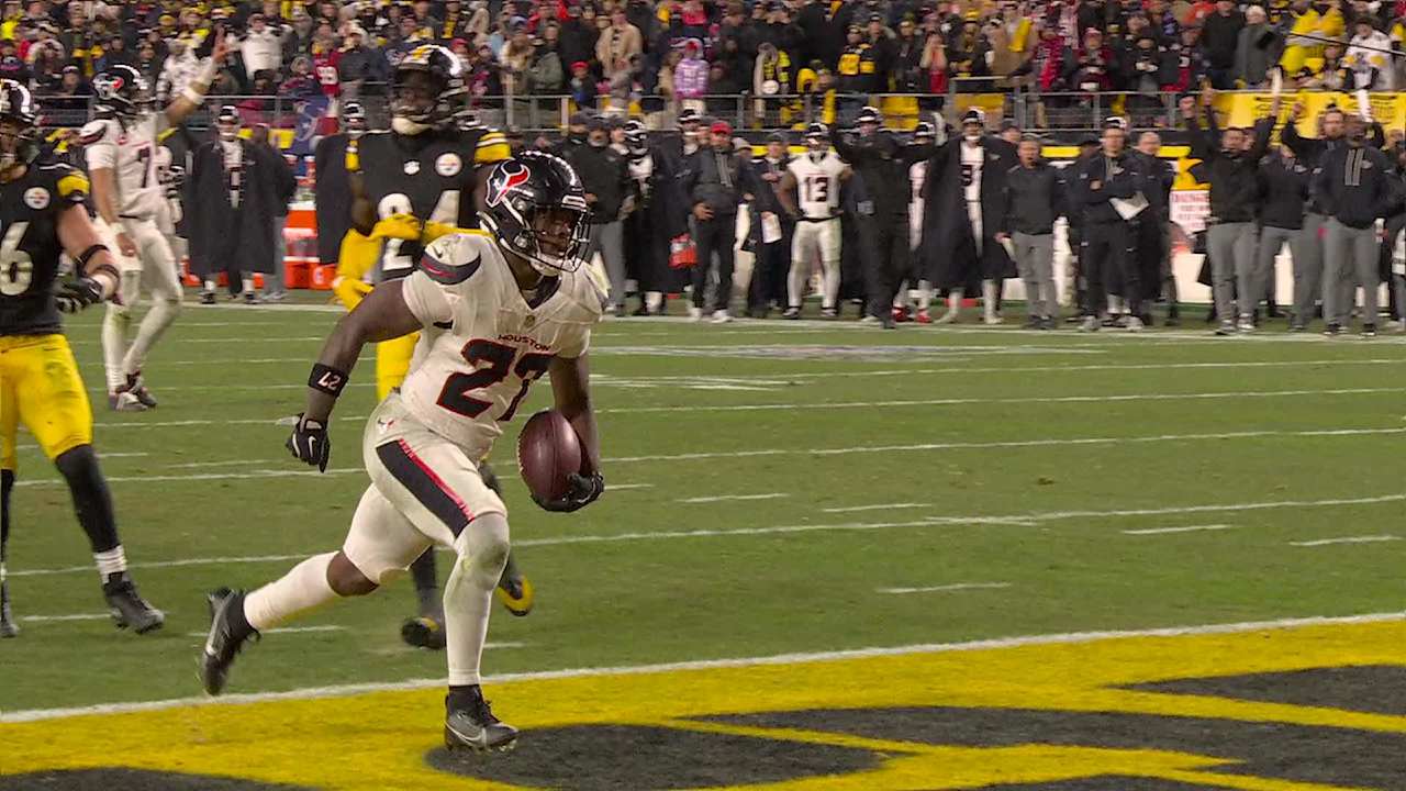Woody Marks' best plays from 112-yard game vs. Steelers Wild Card Weekend