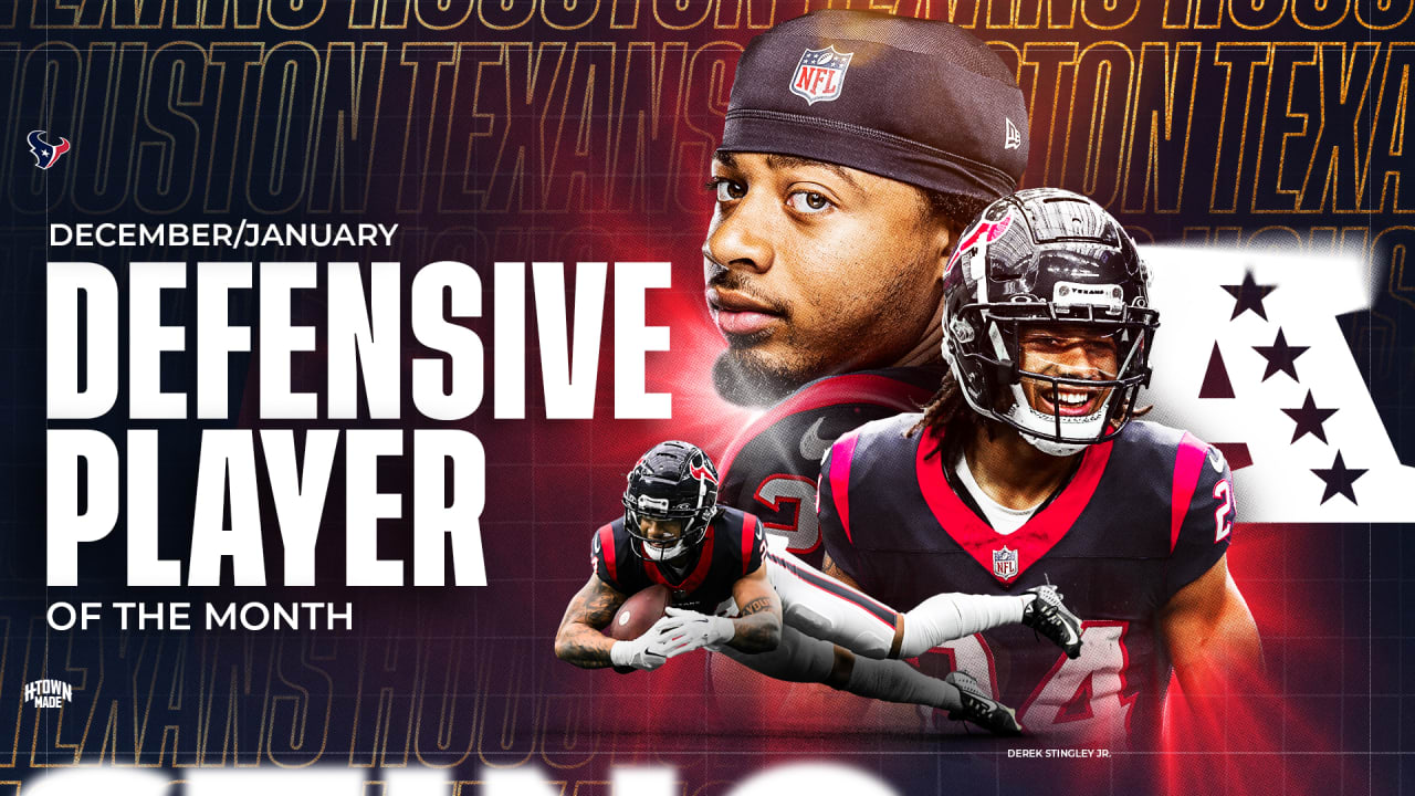 Houston Texans CB Derek Stingley Jr. named AFC Defensive Player of the Month