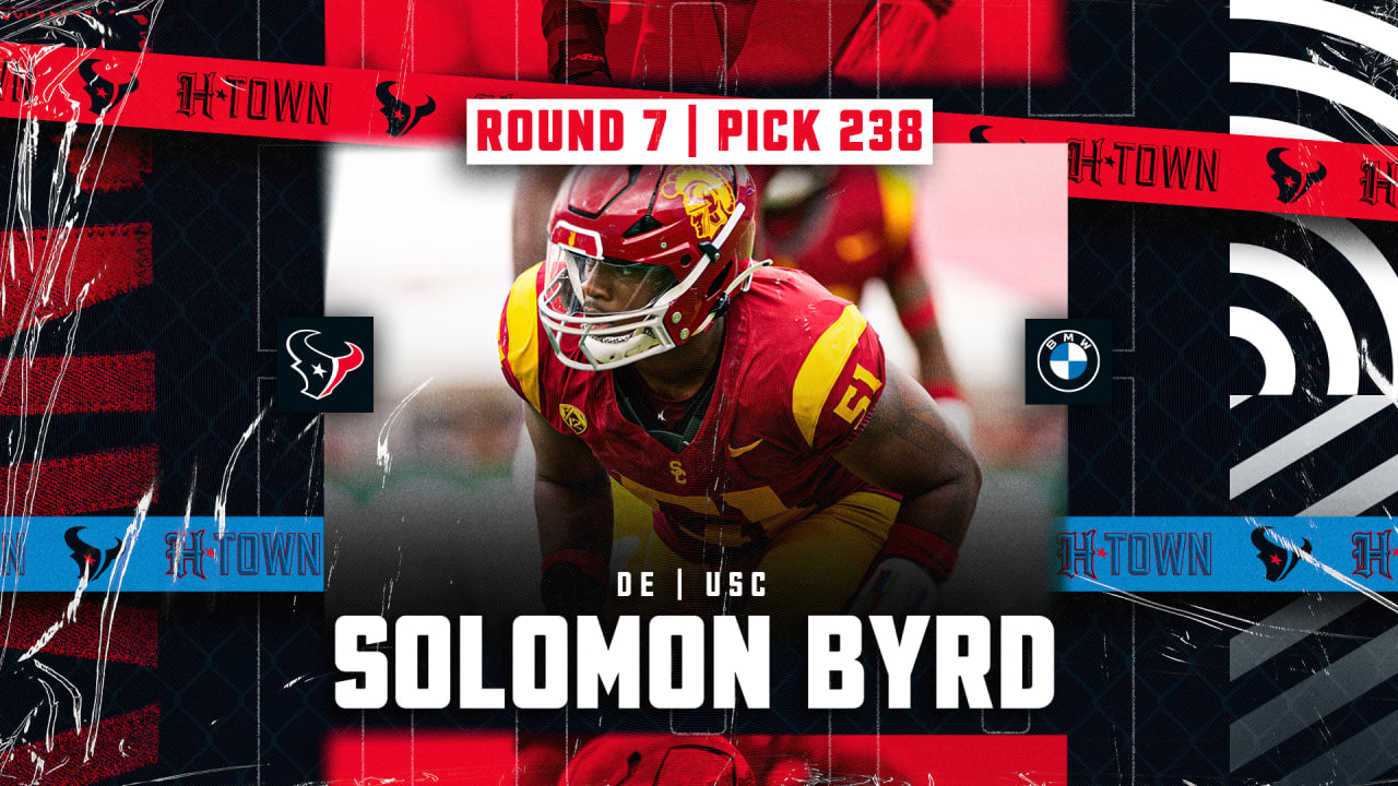 The Houston Texans used the 238th overall pick on defensive end Solomon ...