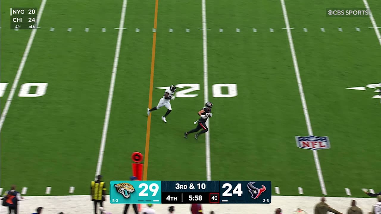 Schultz catches a 20-yard pass to get Texans going