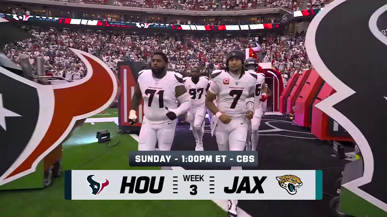 Texans vs. Jaguars Week 3 preview