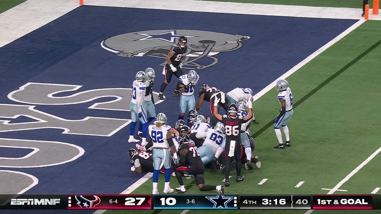 Mixon extends Texans' lead with his third TD score of game