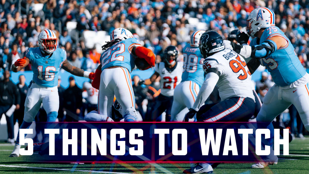 Here are five things to watch when the Houston Texans host the ...