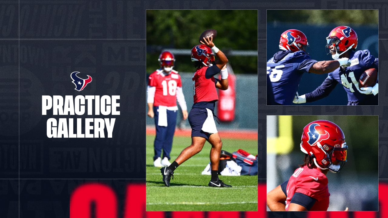 Practice Photos: Texans prepare for Week 12 in Battle Red Helmets