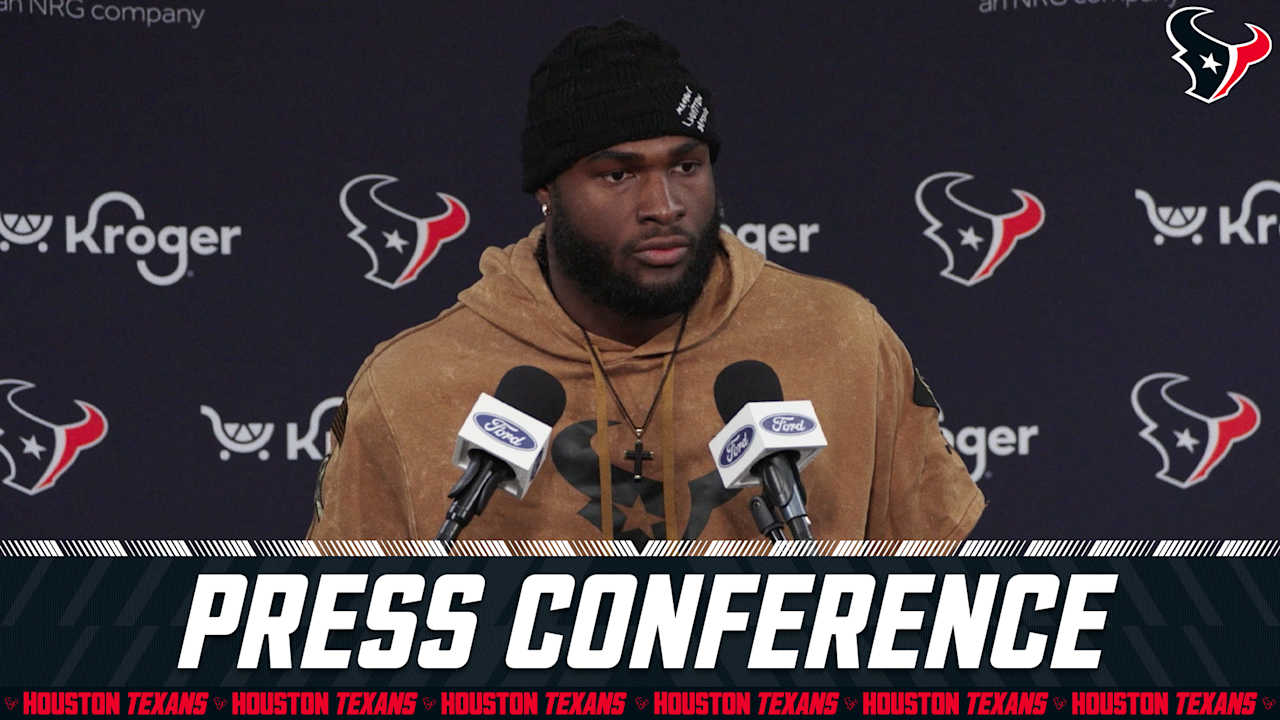 Will Anderson Jr. addressed the media on April 21, 2025