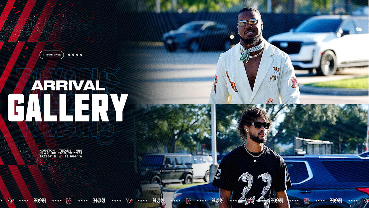 Texans vs Titans | Week 4, Player Arrivals