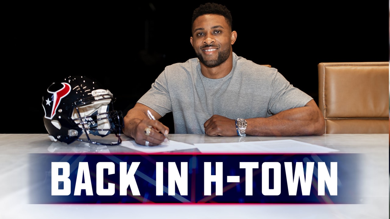 Houston Texans defensive end Danielle Hunter is happy to be home, and ...