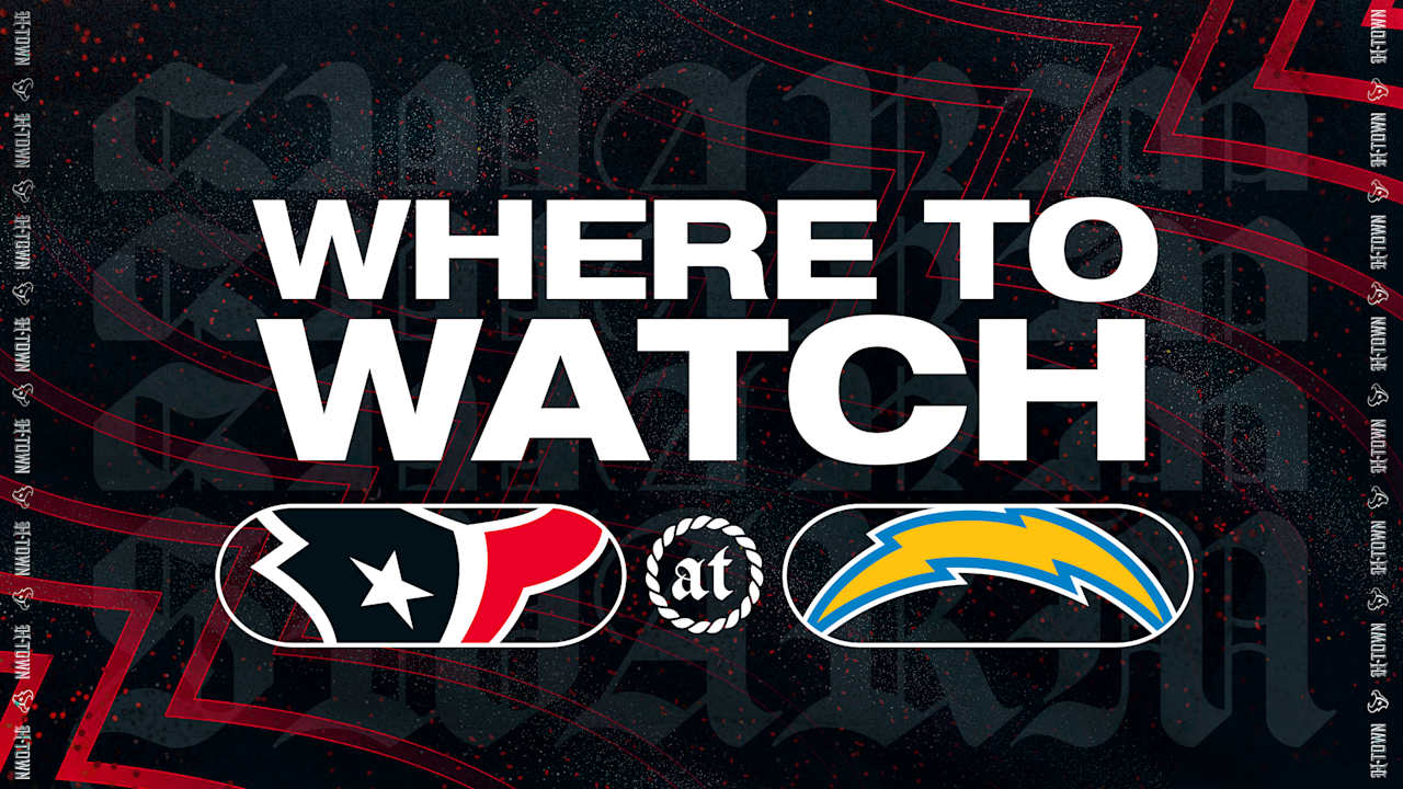 Where to stream, watch or listen to Texans at Chargers